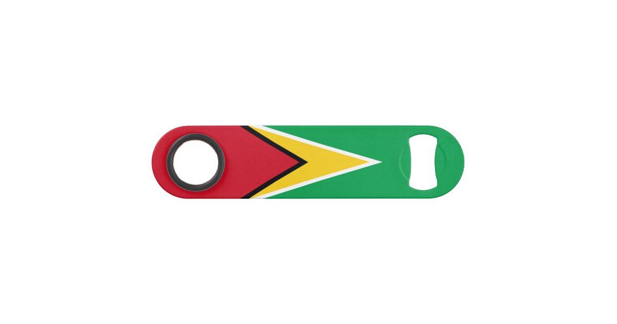 Guyana Flag Bar Key | Zazzle