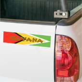 Guyana-Flag, GUYANA Bumper Sticker | Zazzle