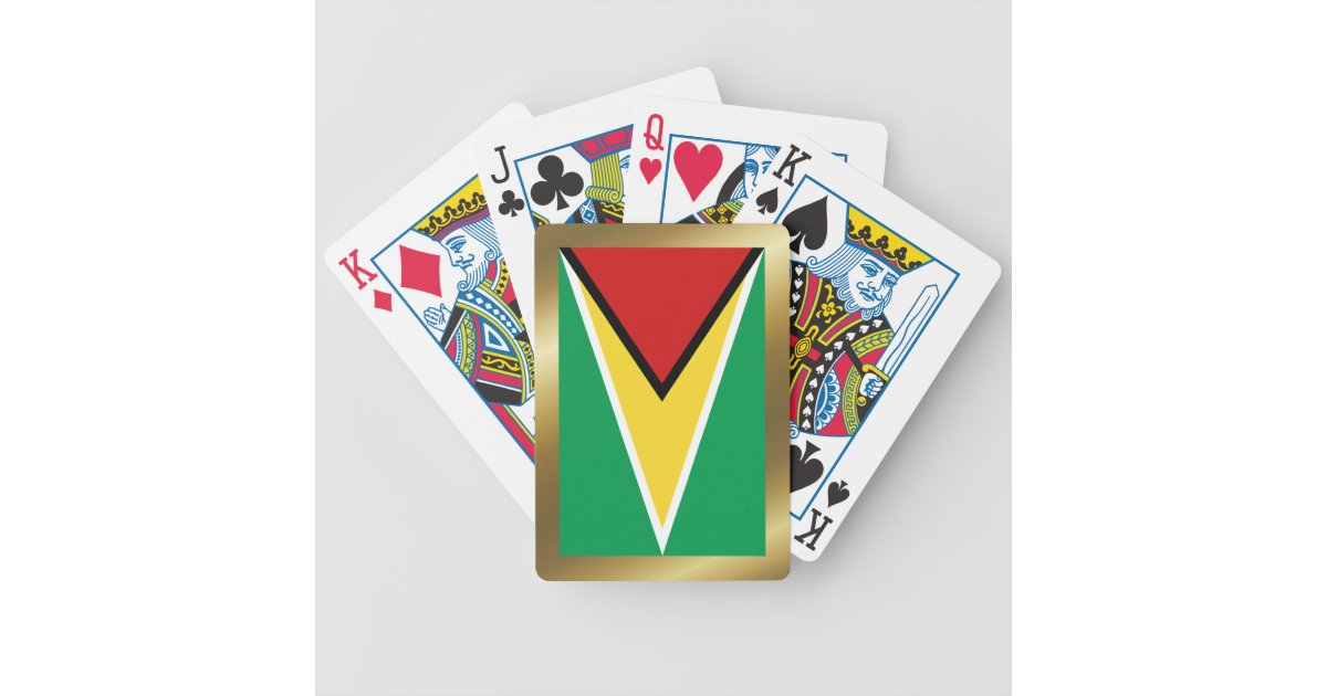 Guyana Flag Playing Cards | Zazzle.com
