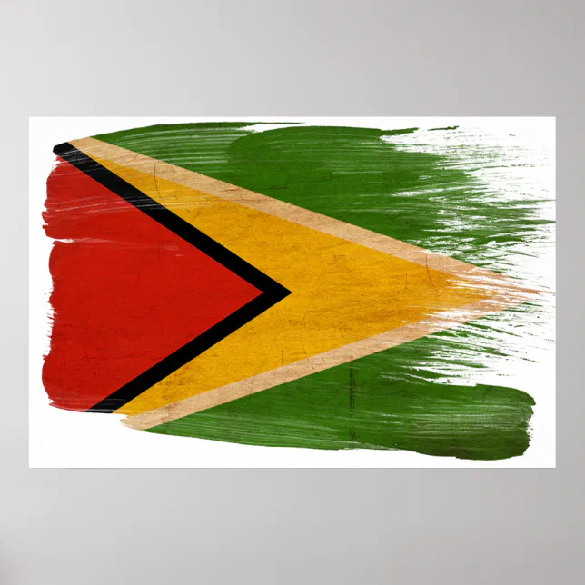 Guyana Flag Posters | Zazzle