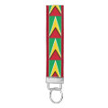Guyanese flag wrist keychain | Zazzle