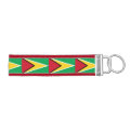 Guyanese flag wrist keychain | Zazzle