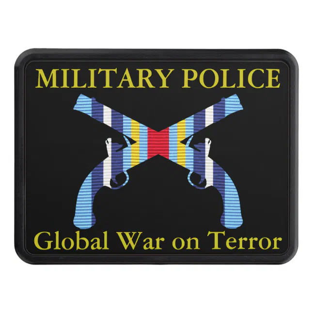 GWOT Ribbon Military Police Hitch Cover | Zazzle
