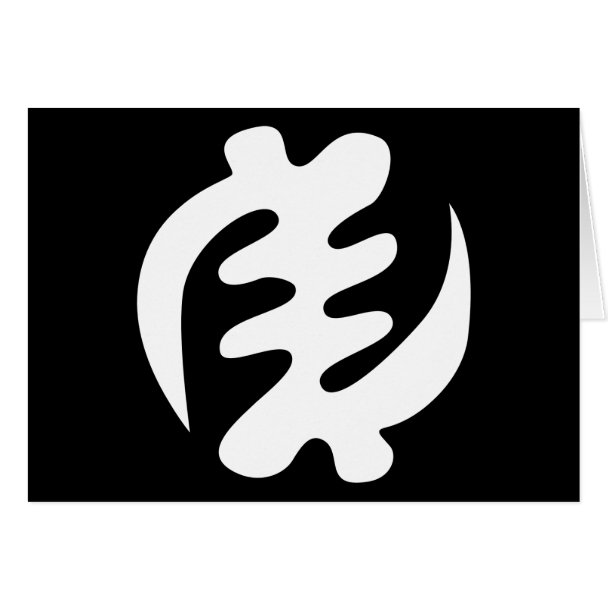Gye Nyame | God is Supreme Adinkra Symbol Fabric | Zazzle