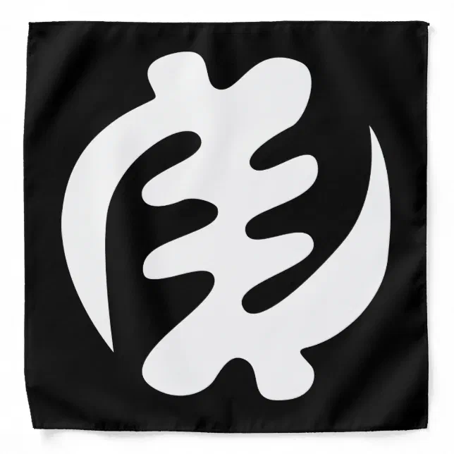 Gye Nyame | God is Supreme Adinkra Symbol Bandana | Zazzle