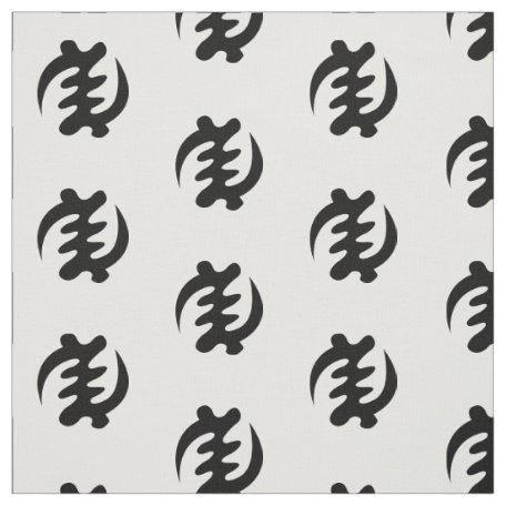 Gye Nyame | God is Supreme Adinkra Symbol Fabric | Zazzle