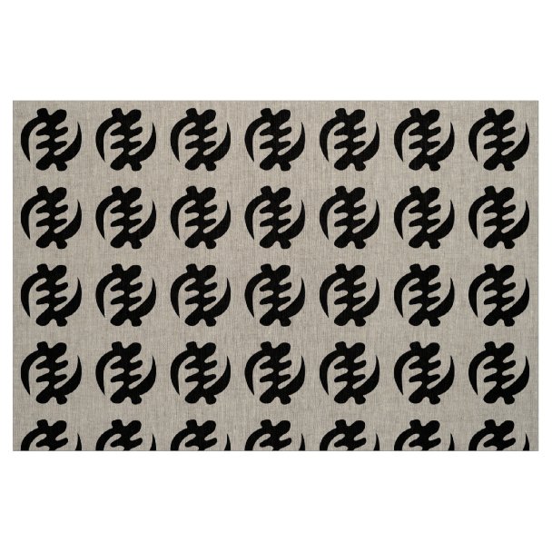 Gye Nyame | God is Supreme Adinkra Symbol Fabric | Zazzle