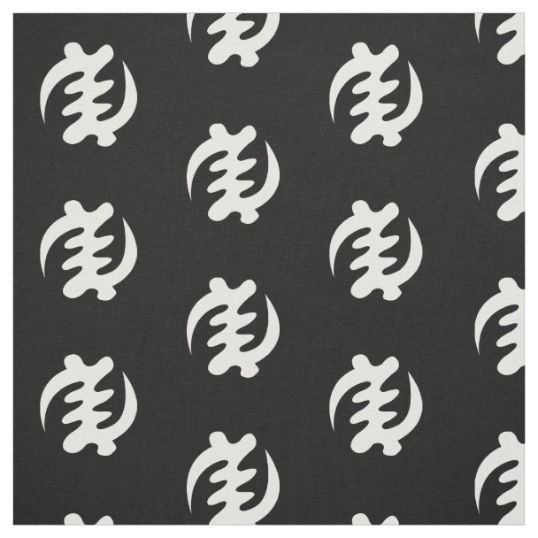 Gye Nyame | God is Supreme Adinkra Symbol Fabric | Zazzle