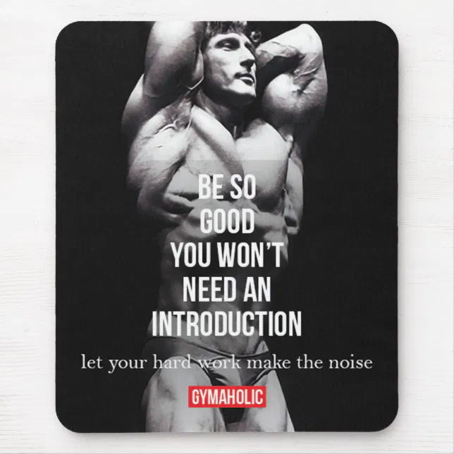 Gym and Fitness Motivation - Bodybuilding, Lifting Mouse Pad | Zazzle