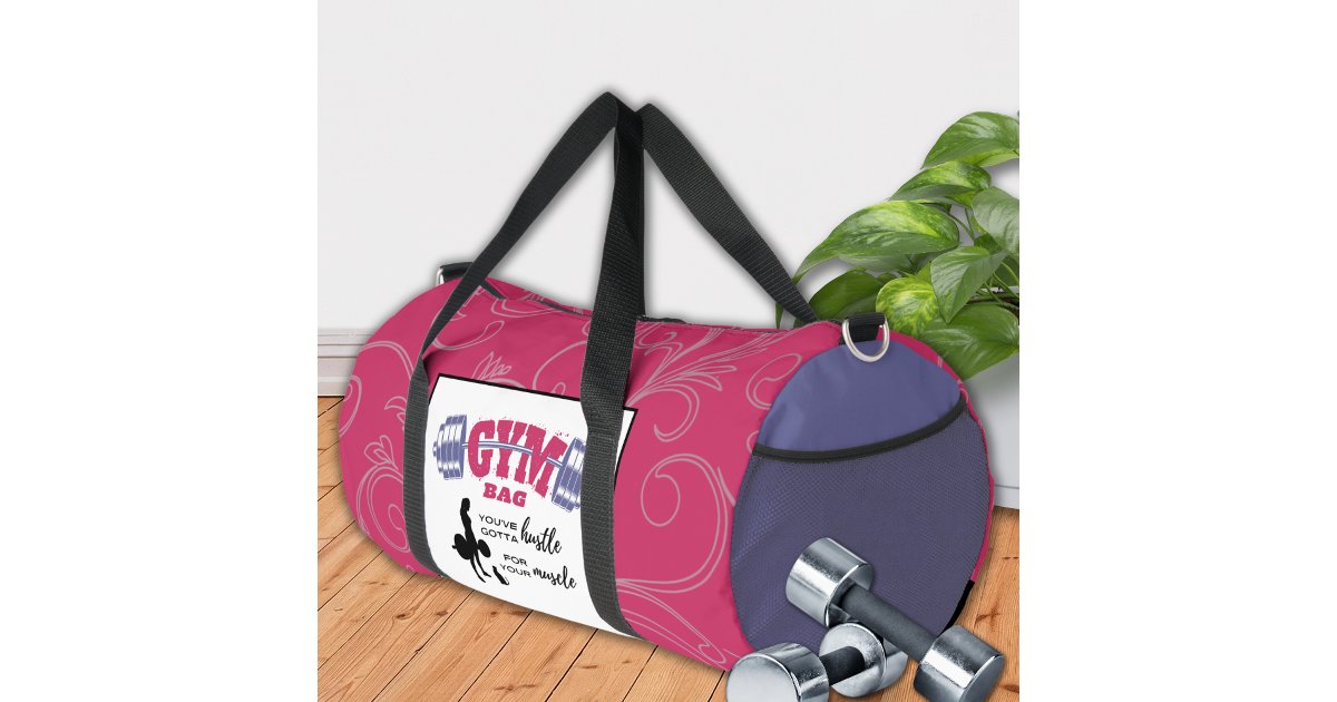 Gym Bag Hustle for Muscle Duffel Bag | Zazzle