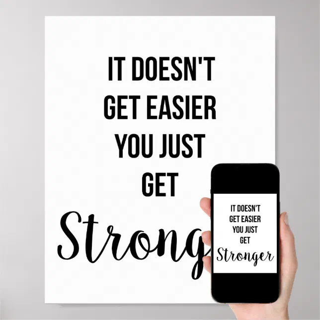 Gym, Exercise, Workout Motivational Quote Poster | Zazzle