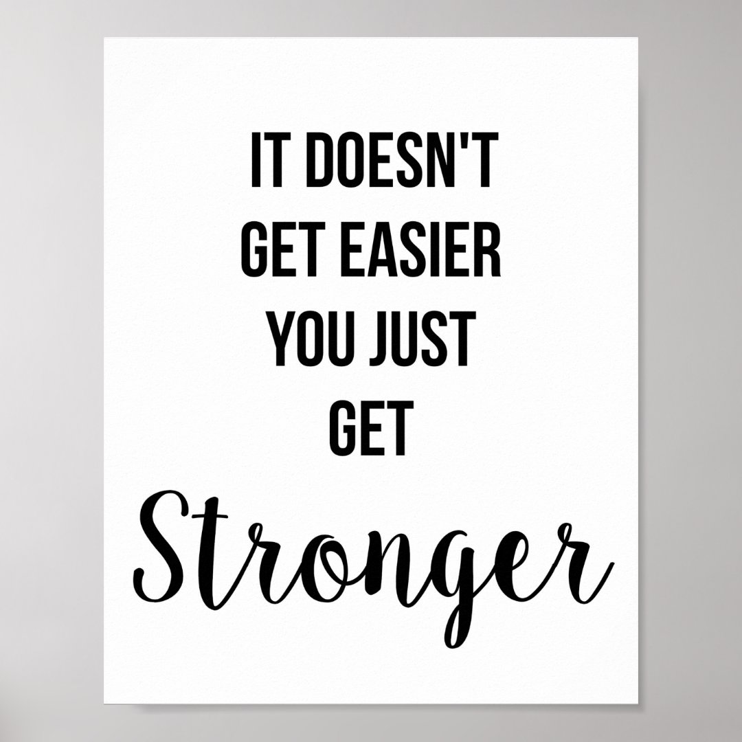 Gym, Exercise, Workout Motivational Quote Poster | Zazzle