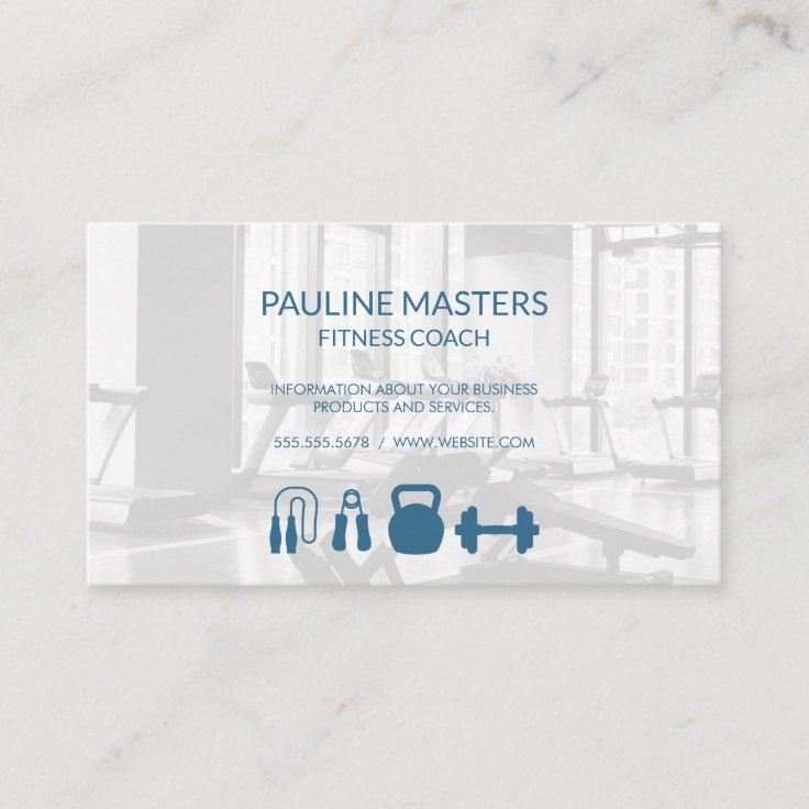 Gym Owner | Fitness Instructor | Personal Trainer Appointment Card | Zazzle