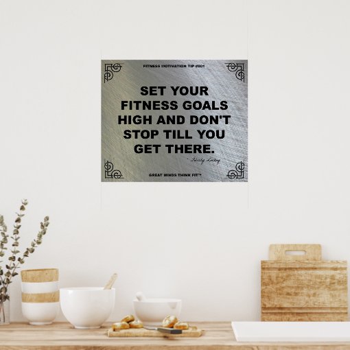Gym Poster for Fitness Motivation #001 | Zazzle