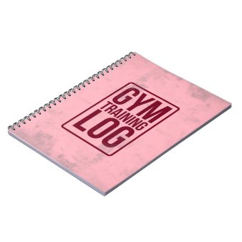 Gym Training Log Notebook | Zazzle