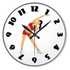 Olympic Gymnastics Wall Clock | Zazzle.com