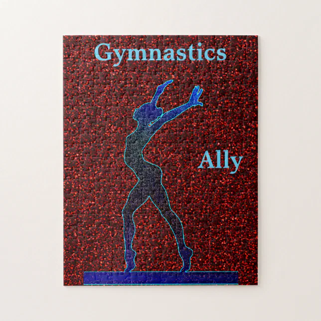 Gymnastics Balance Beam Sparkle Puzzle | Zazzle