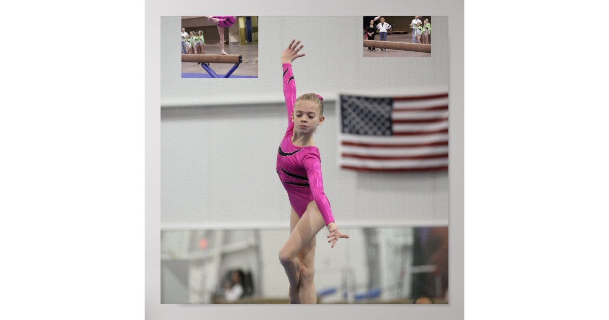 Gymnastics Beam Poster | Zazzle