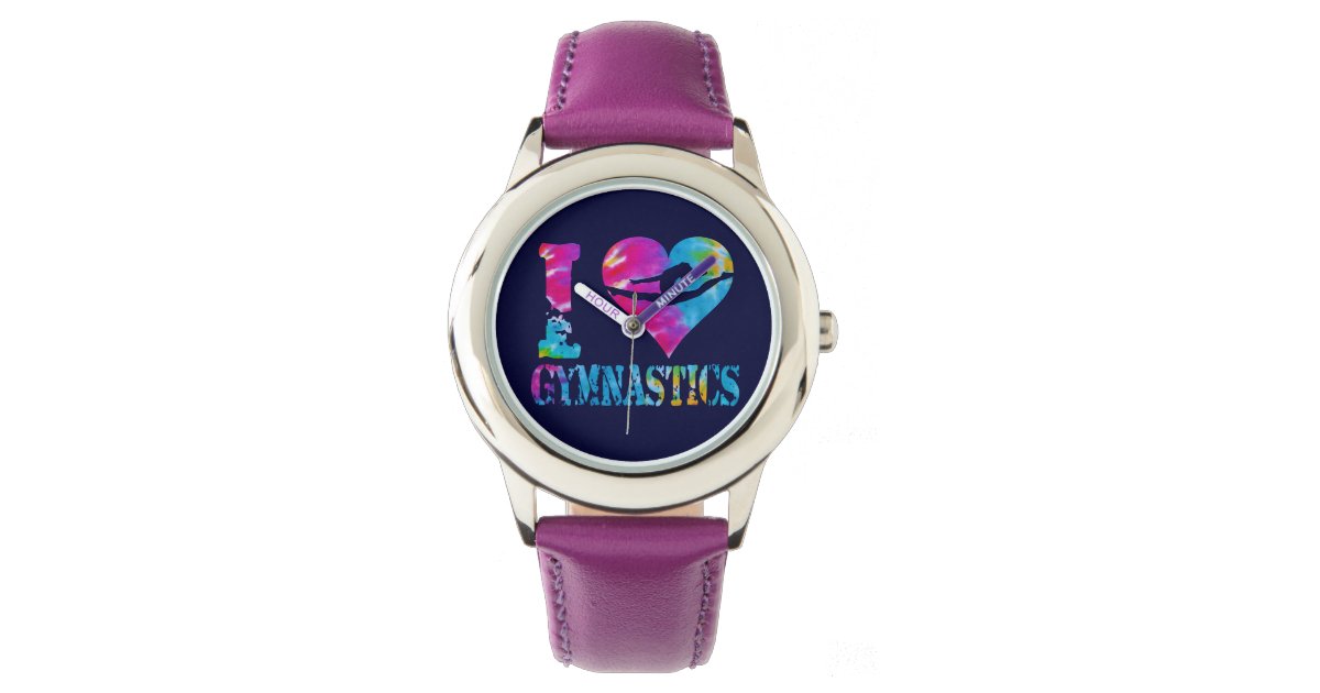 Gymnastics Dance Cheer Watch Glitter Custom | Zazzle