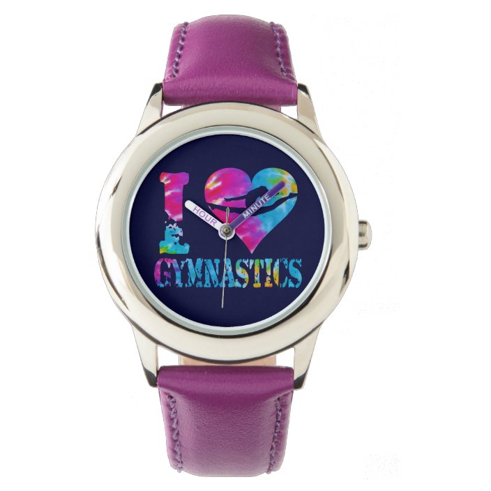 Gymnastics Dance Cheer Watch Glitter Custom | Zazzle