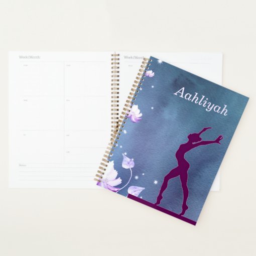 Gymnastics "I Love Gymnastics" Balance Beam Planner | Zazzle
