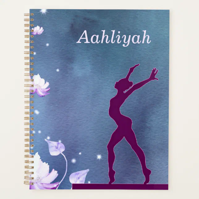 Gymnastics "I Love Gymnastics" Balance Beam Planner | Zazzle