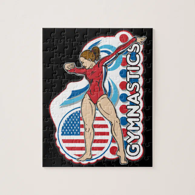 Gymnastics Jigsaw Puzzle | Zazzle