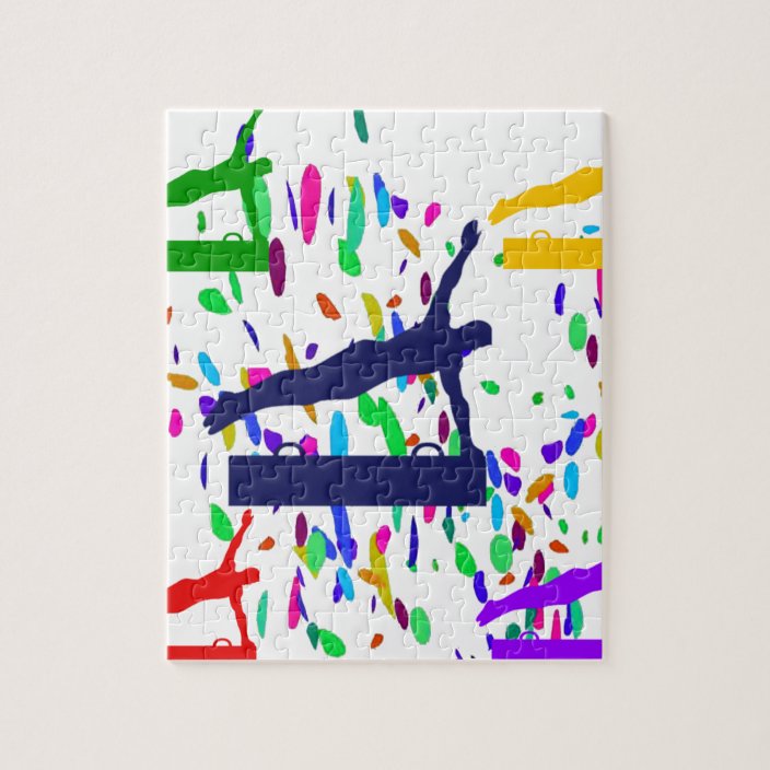 GYMNASTICS JIGSAW PUZZLE | Zazzle.com