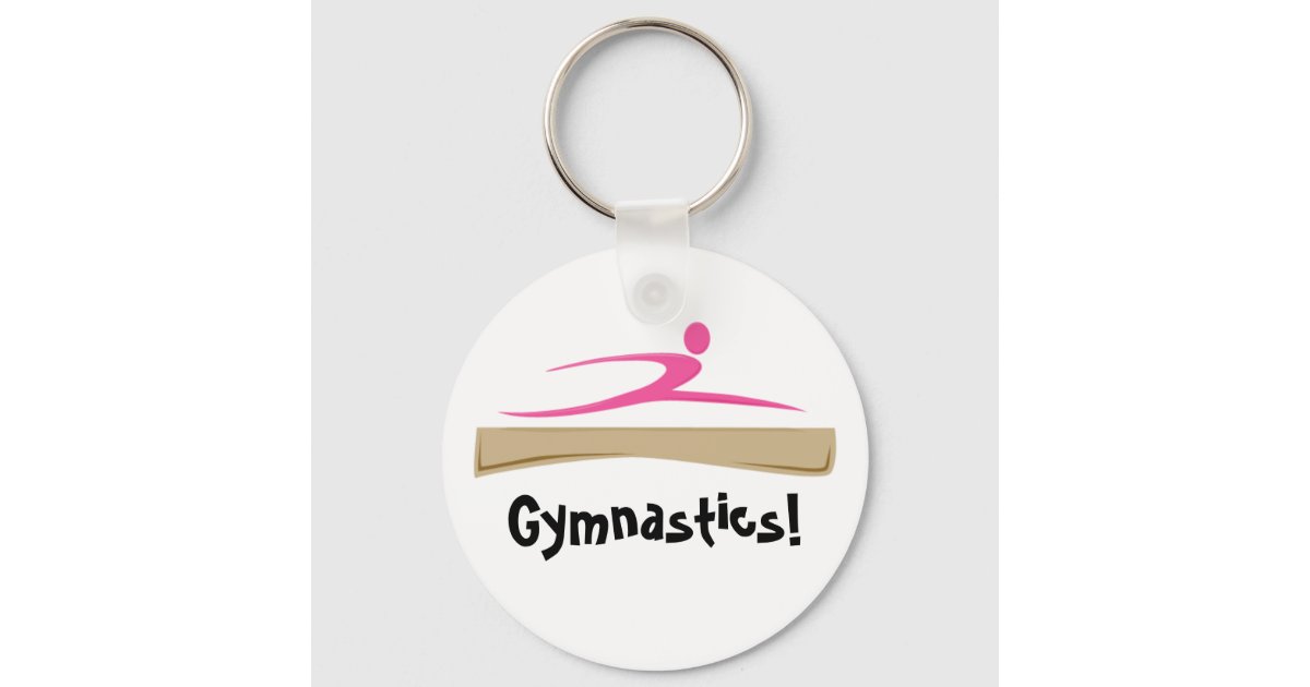 Gymnastics! Keychain | Zazzle