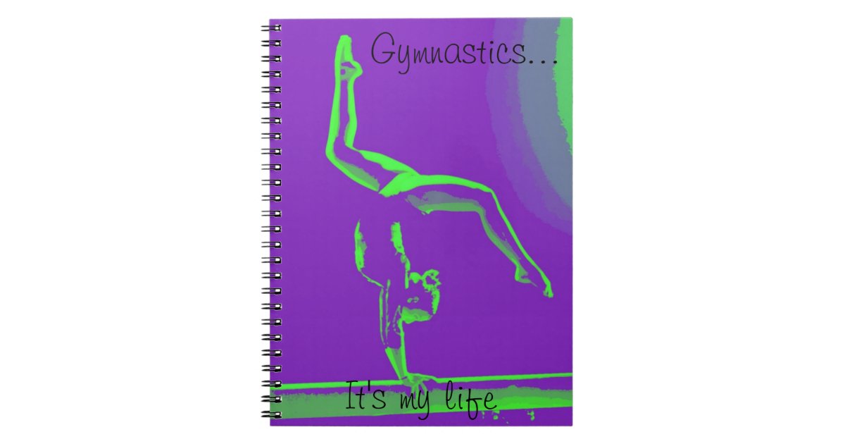 Gymnastics Notebook | Zazzle