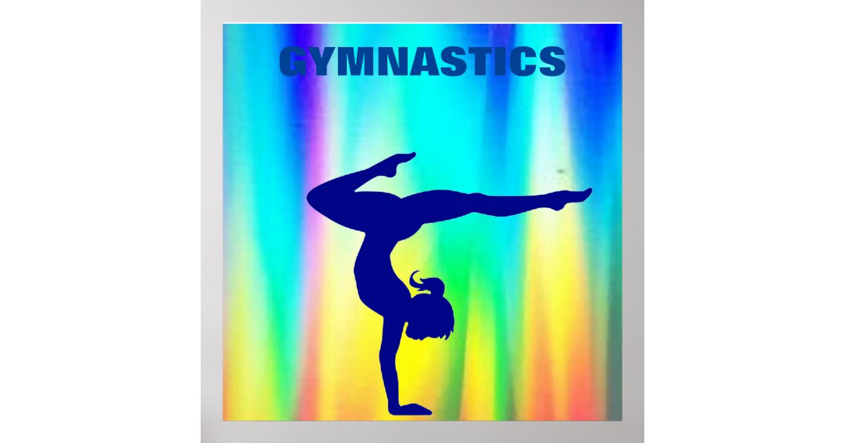 Gymnastics poster. poster | Zazzle