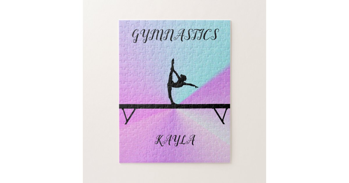 GYMNASTICS PUZZLE PERSONALIZED! | Zazzle