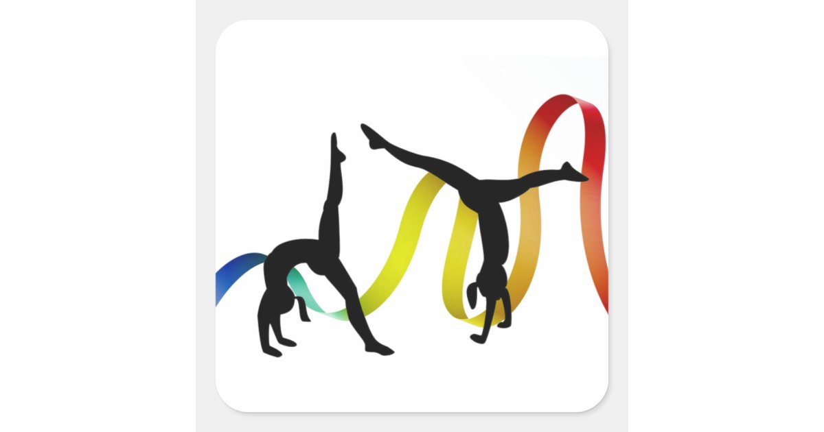 Gymnastics Stickers | Zazzle