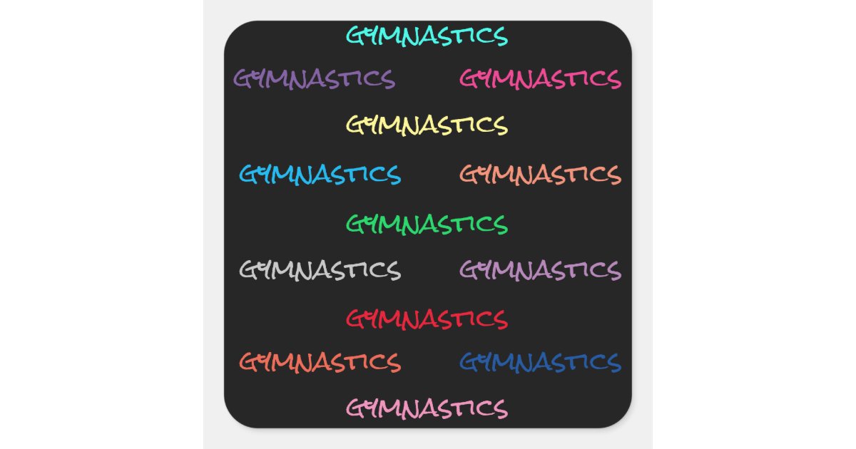 Gymnastics Stickers | Zazzle