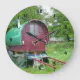 Gypsy bowtop wagon large clock | Zazzle