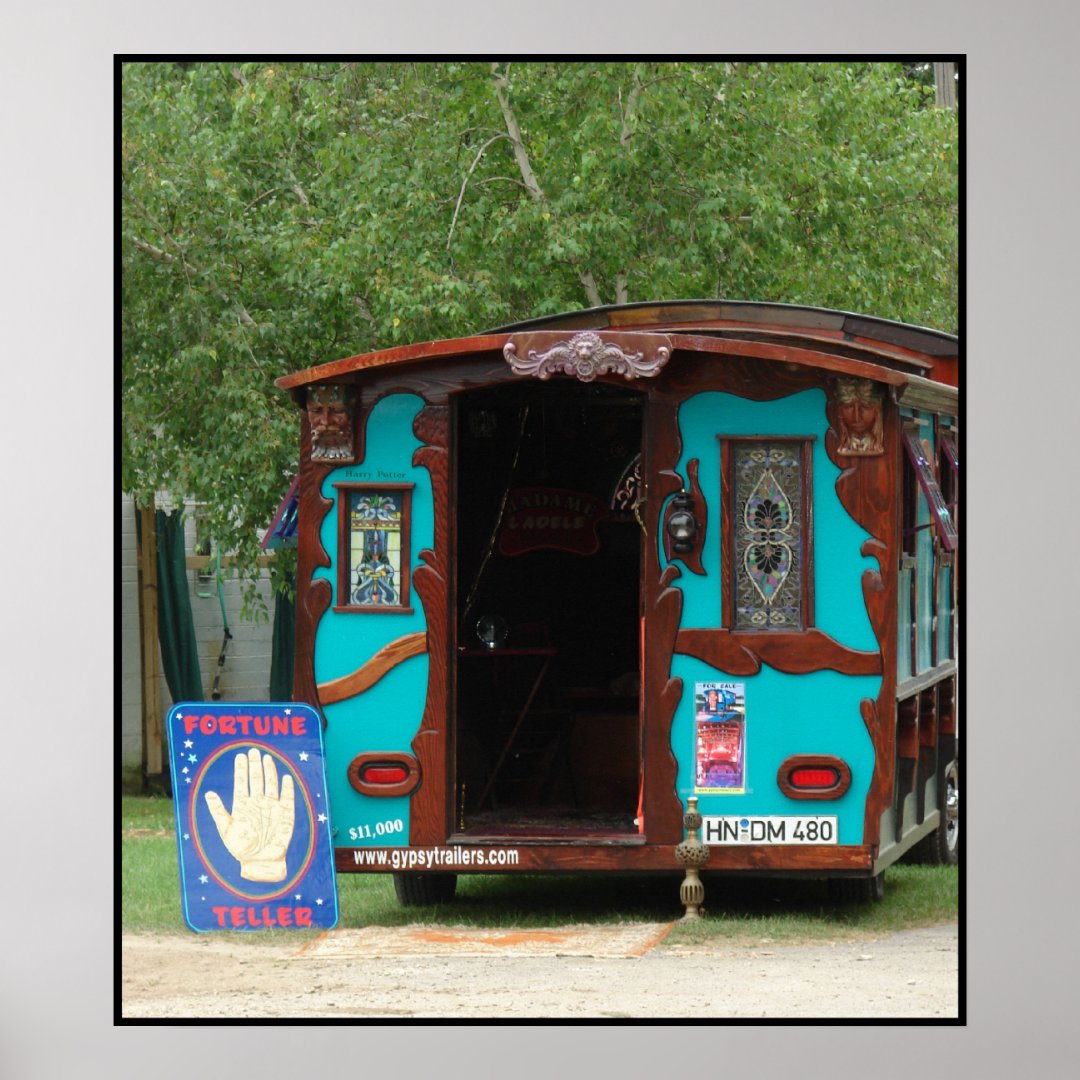 Gypsy Caravan Poster | Zazzle