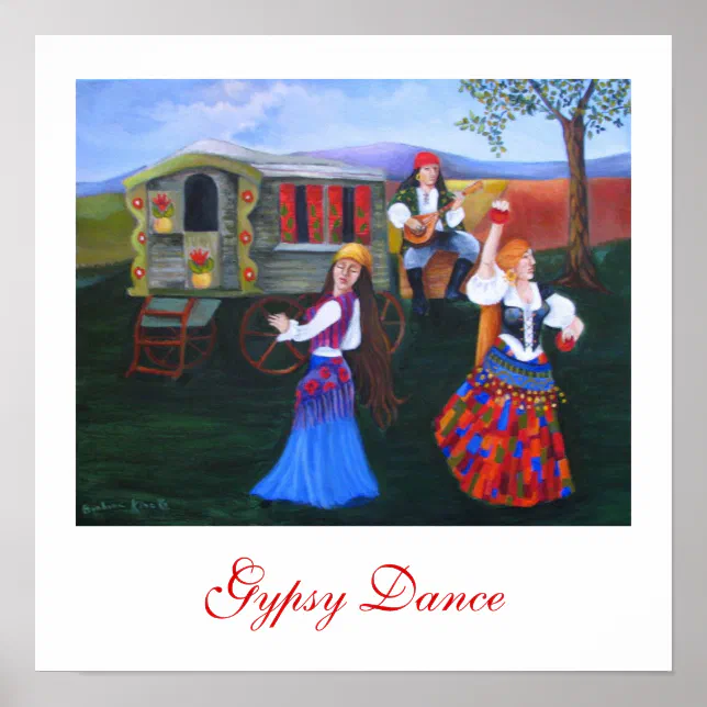 Gypsy Dance Poster | Zazzle