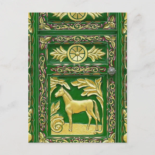 Gypsy door detail postcard | Zazzle
