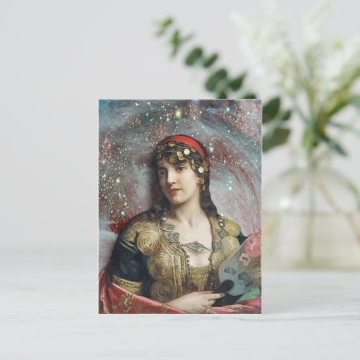 Gypsy Princess, altered art Postcard | Zazzle