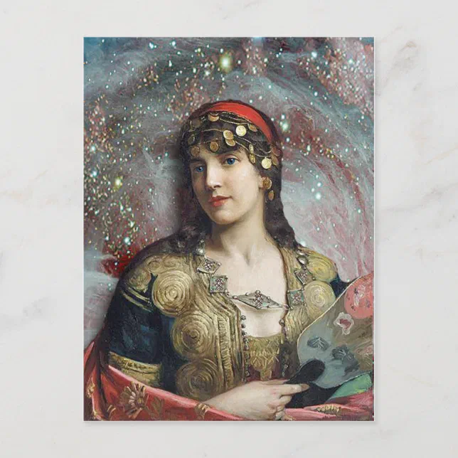 Gypsy Princess, altered art Postcard | Zazzle