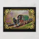 Gypsy Vanner Horse Irish Caravan Wagon Tapestry Postcard | Zazzle