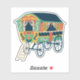 Gypsy Wagon Sticker | Zazzle