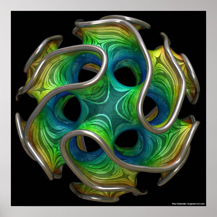 Gyroid Poster | Zazzle