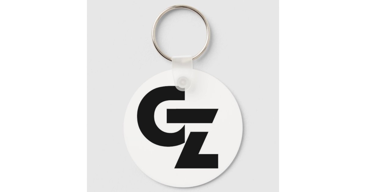 GZ Stamp Logo Keychain | Zazzle
