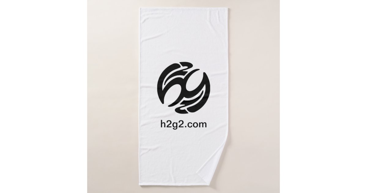 h2g2 Logo Bath Towel | Zazzle