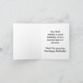 Ha Ha, you're old, funny birthday Card | Zazzle