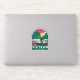 Ha Long Bay Vietnam Boat Vendor Travel Art Vintage Sticker | Zazzle