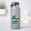 Ha Long Bay Vietnam Boat Vendor Travel Art Vintage Sticker | Zazzle