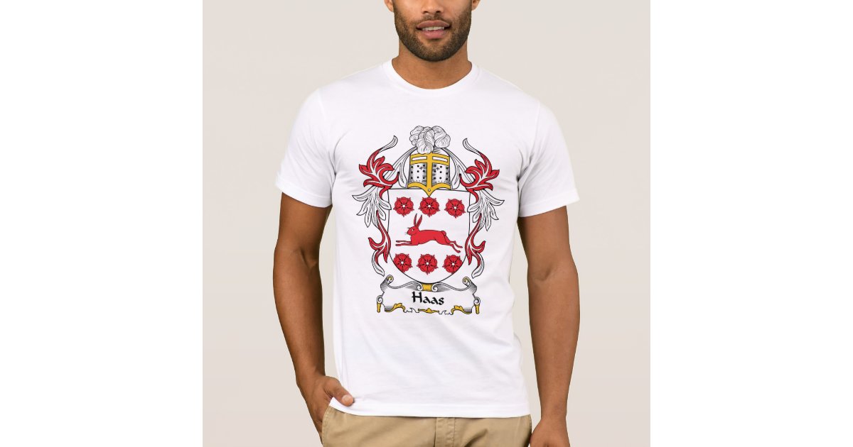 Haas Family Crest T-Shirt | Zazzle