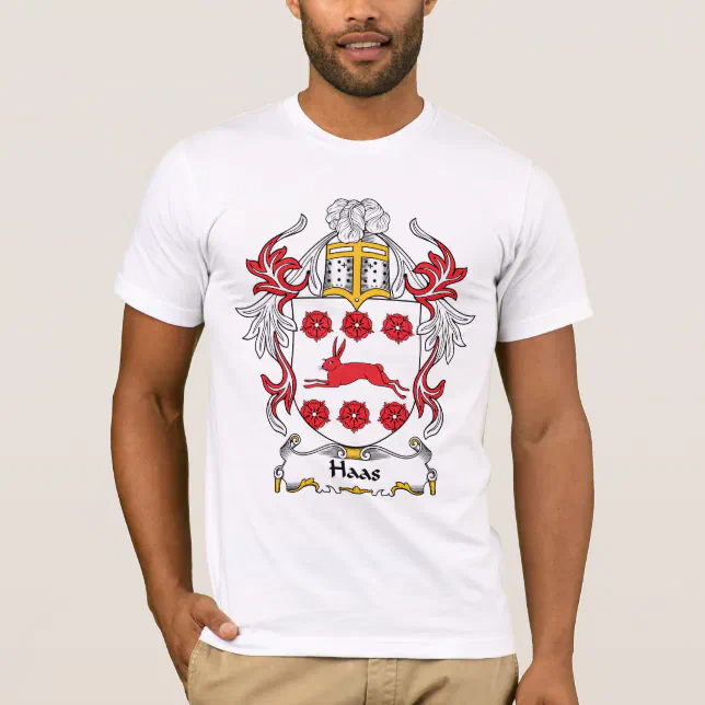 Haas Family Crest T-Shirt | Zazzle